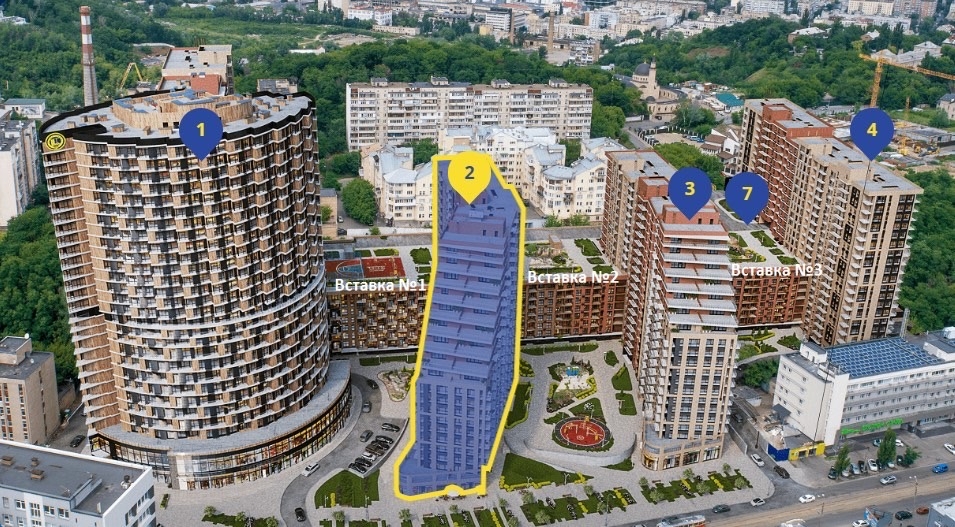 New apartment offer for sale in Mirax complex in Kiev